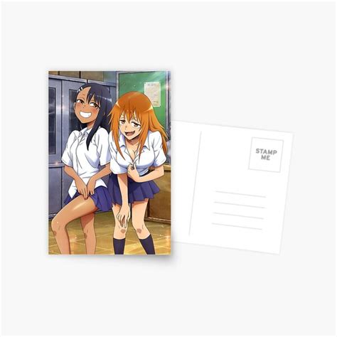 Maki Gamou Nagatoro Hayase Don T Toy With Me Miss Nagatoro Postcard By Piowear You Redbubble