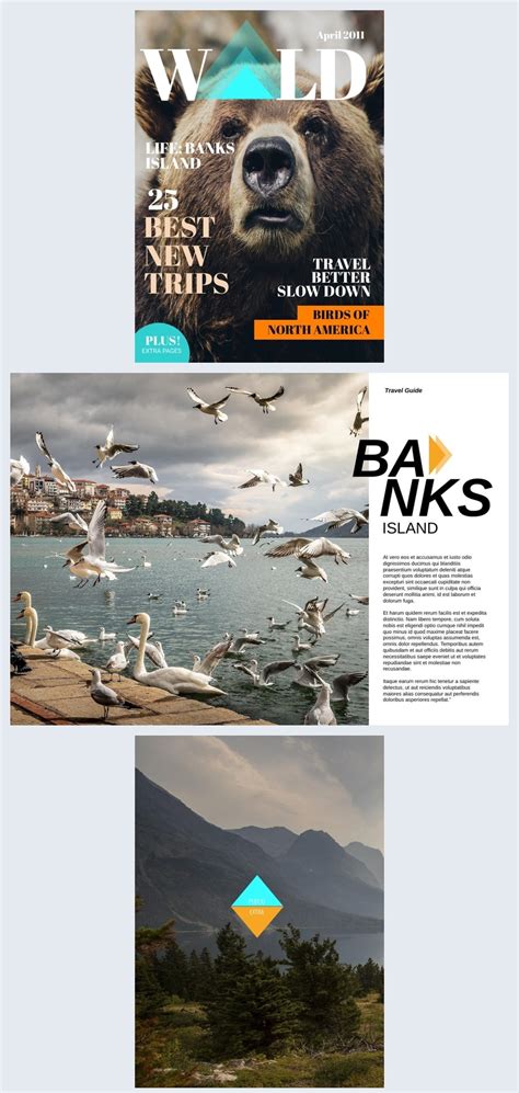 Gratis Plantilla Para Portada De Revista De Vida Silvestre Flipsnack