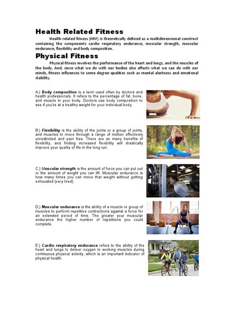 Health Related Fitness Pdf
