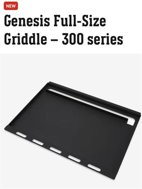 Weber Genesis Full Size Griddle Insert R Carbonsteel