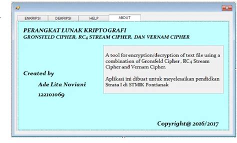 Perancangan Perangkat Lunak Kriptografi Menggunakan Gronsfeld Cipher