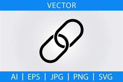 Vector Link Glyph Icon Graphic By Samdesigns · Creative Fabrica