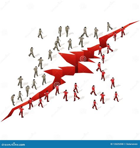 crowd source group separation stock illustration illustration of concept individual 12625208