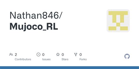 Github Nathan Mujoco Rl