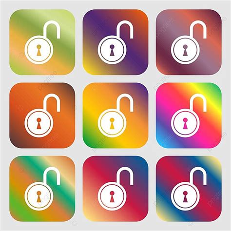 Open Lock Icon Private Secret Safety Vector Private Secret Safety Png And Vector With