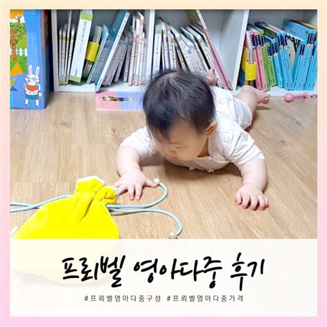 프뢰벨 영아다중 내돈내산 가격 및 교구 구성 네이버 블로그