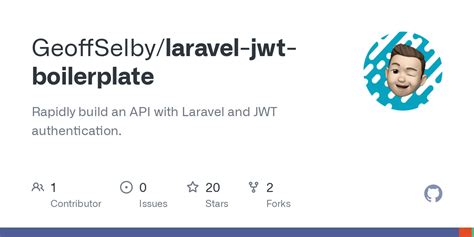 Github Geoffselbylaravel Jwt Boilerplate Rapidly Build An Api With Laravel And Jwt