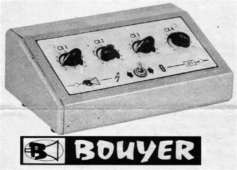 Infrequent Sound Sextex Technology Bouyer Modèle Preampli 311 Made