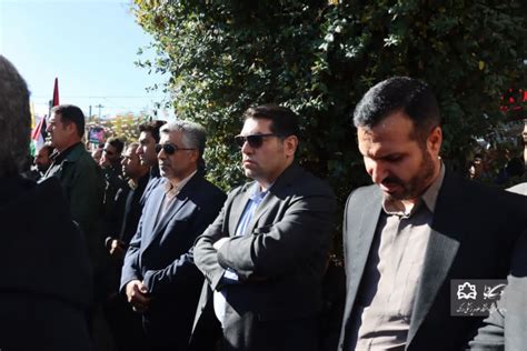 حضور دکتر امانی رییس دانشگاه علوم پزشکی اراک به همراه سایر مسئولین