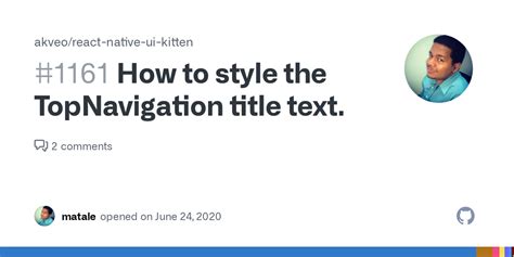 How To Style The Topnavigation Title Text · Issue 1161 · Akveoreact