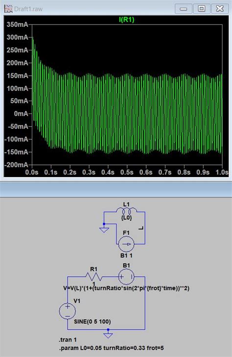 How To Model An Inductor Using A Behavioural Voltage Source In Ltspice