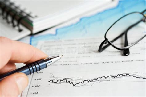 Stock Market Graphs Analysis Stock Photo Image Of Concepts Exchange