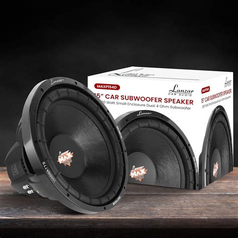 Lanzar Maxp Max Pro Subwoofer Doble De Gabinete Pequeño Guatemala