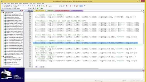 writing the uart rx tx driver learn more at get embeddedexpert io embed cpp learn
