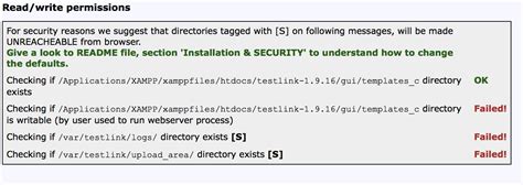 Macos Installation Error Message With Testlink For Mac Stack Overflow