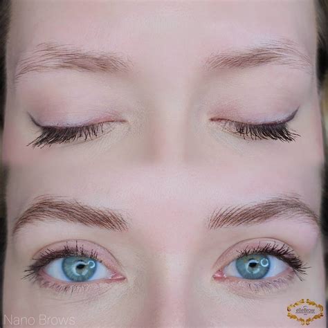 Nano Brows Before And After Photos Ellebrow NYC
