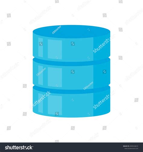 Vector Database Server Data Storage Technology Stock Vector Royalty