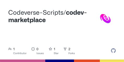 Github Codeverse Scriptscodev Marketplace