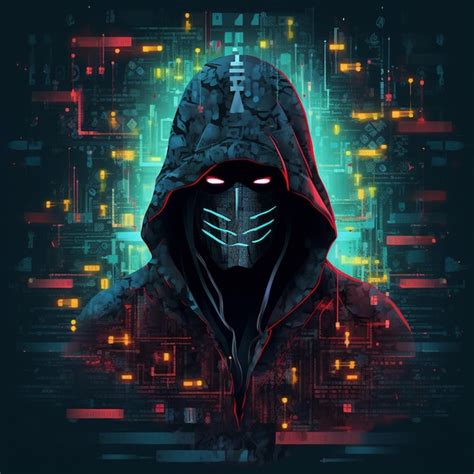 Premium Ai Image Online Security Technology Hacking Background