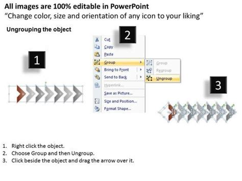 Ppt Correlated PowerPoint Graphics Arrows Parallel Line Stage Templates