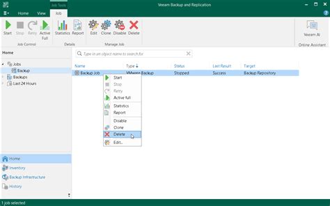 Disabling And Deleting Jobs User Guide For Vmware Vsphere