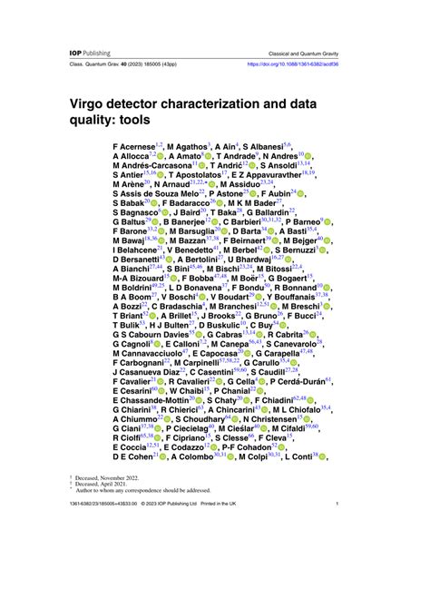 Virgo Detector Characterization And Data Quality Tools