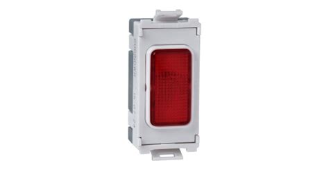 Red Neon Grid Indicator Grid Module 240v Schneider Ultimate