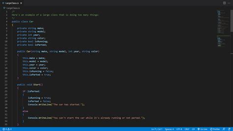 Code Smell Large Classes