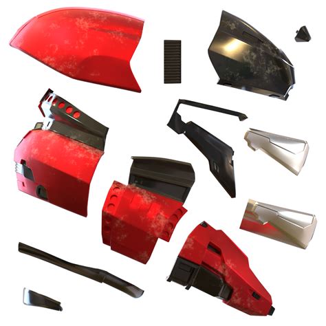 Halo Celox Mk7 Core Helmet 3d Print Model Wireframe