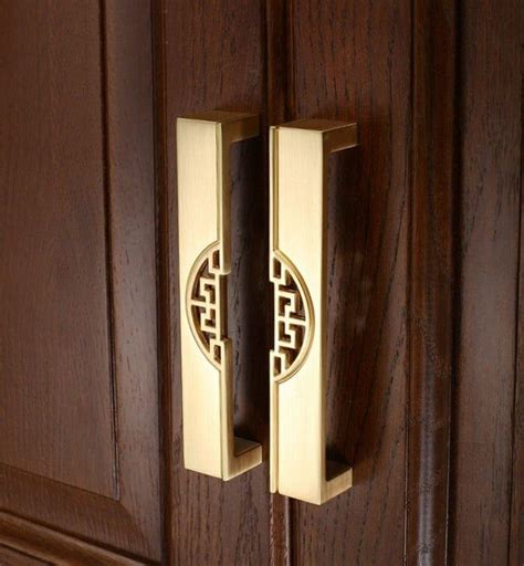 Chinese Style Cabinet Pulls Gold Drawer Knob Dresser Pull Knobs Kitchen Knobs Cabinet Pull