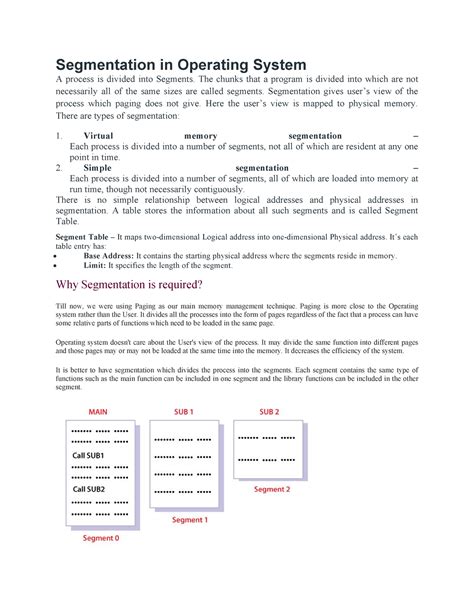 Paging And Segmentation In Arm Architecture At Greg Dawson Blog
