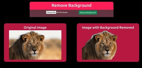 Background Remover Flask App Using Python 2025 Machine Learning