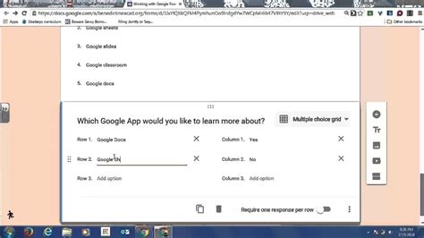 Multiple Choice Grid Google Forms KylieropRojas