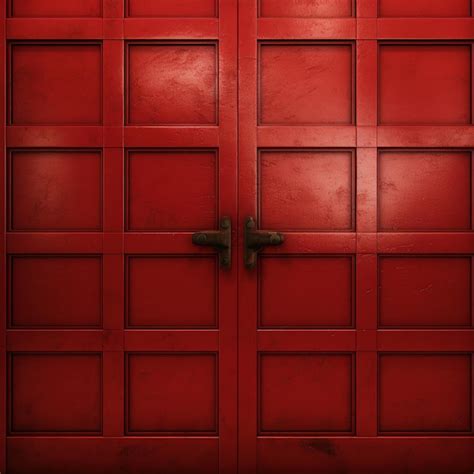 Premium AI Image Red Design Rusted Wall Texture
