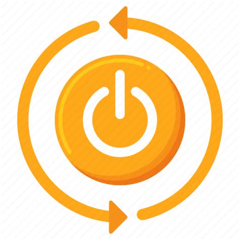Restart Reset Reload Refresh Power Icon Download On Iconfinder