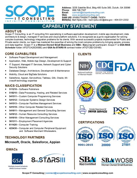 Capability Statement ScopeIT