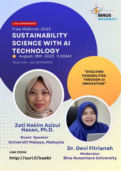 Sustainability Science With Ai Technology Event Event