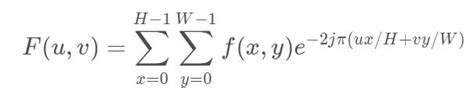 Opencv Python傅里叶变换以及逆变换离散傅里叶逆变换python Csdn博客