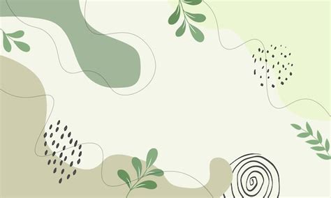 Premium Vector Hand Drawn Abstract Shapes Background