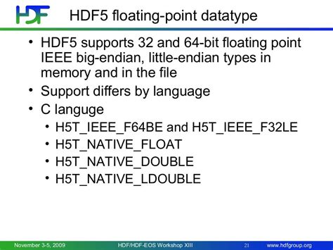 Hdf5 Advanced Topics Datatypes And Partial Io