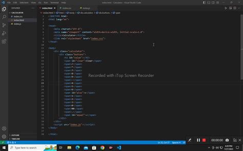 Krushna Khanapurkar On Linkedin Webdevelopment Internship Calculator Vscode