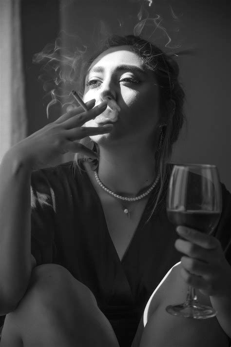 Girl Smoking Cigarette Photography
