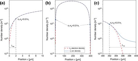 The Spatial Distribution Of The Electron Ne And The Ion Density