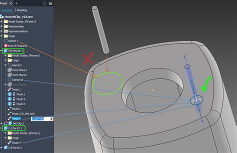 Solved Can You Constraint A Part To 2d Sketch Autodesk Community