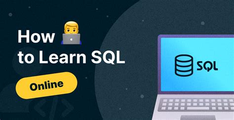 How To Learn Sql Online