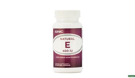 Buy Gnc Vitamin E 400iu Mix Softgel Capsule 90 Capsules Online At Best