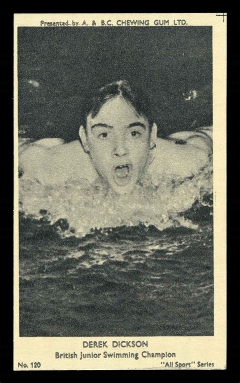 Derek Dickson Swimming CardHawk