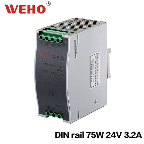 Buy WEHO AC DC W V Din Rail Switch Mode Power Supply AC Input Full Range DR Model