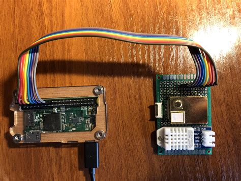Rpi Zero Based Air Parameters Monitoring Server For Laptop Phone And
