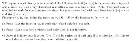 solved 2 ﻿this problem will lead you to a proof of the